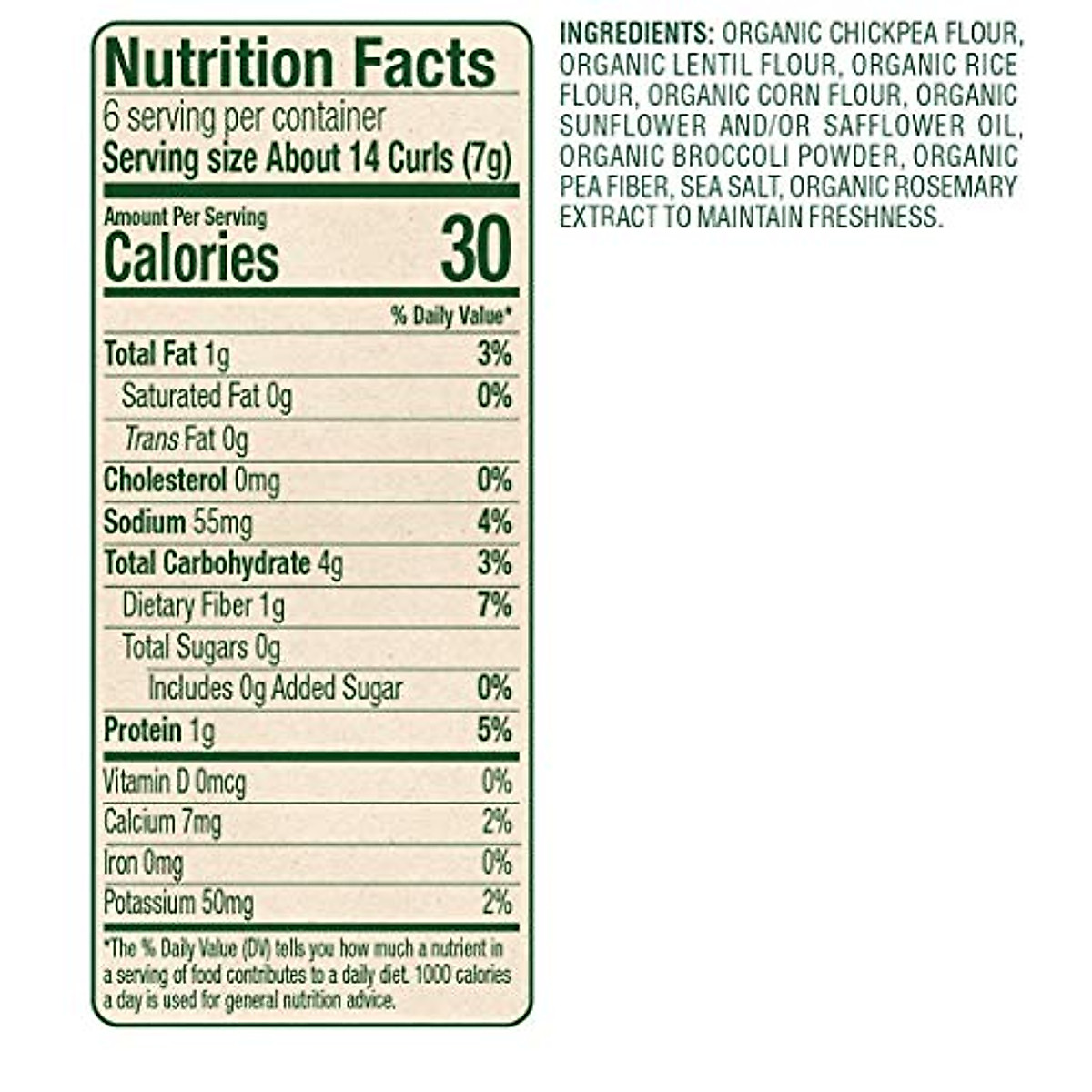 Sprout Organic Baby Food, Stage 4 Toddler Snacks, Broccoli Plant Power Curlz, 1.48 Ounce (Pack of 6)