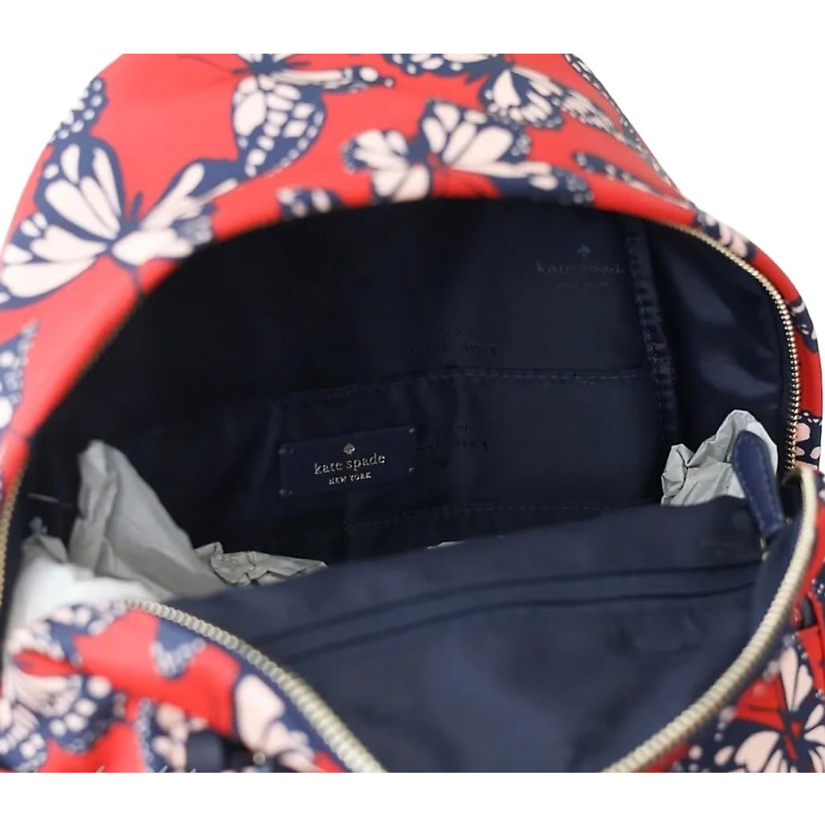 Kate Spade Chelsea The Little Better Butterfly Toss Printed Medium Backpack