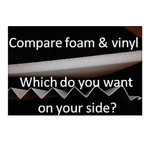 Nature's Cooling Solutions Window AC Insulating Side Panels + 13” Tall+ Set of (2) + Semi Rigid Closed Cell + Waterproof +UV+ Size: 13 x 9.6 x 0.5 inches