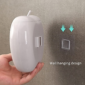 Plastic Wrap Storage Box Dispenser - Wall-Mounted Fresh Keeping Bag Sleeve Organizer - Space-Saving Solution for Kitchen Storage - No Drilling Shower Cap Storage Box