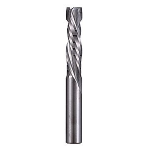 HOZLY 6X25mm UP &Down Cut Two Flutes Spiral Carbide Tool Cutters for CNC Router Compression Wood End Mill Bits