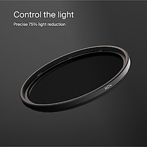 Urth 49mm ND4 (2 Stop) Lens Filter (Plus+) — 20-Layer Nano-Coated, Ultra-Slim Neutral Density Camera Lens Exposure Filter