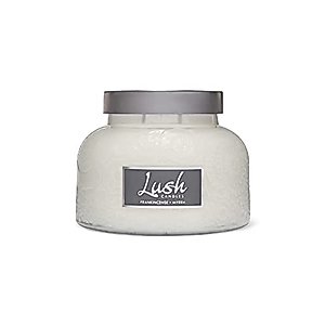 A Cheerful Giver - Frankincense Myrrh - 20oz Large Scented Candle Jar with Lid- Lush - 95 Hours of Burn Time, Gift for Women, White