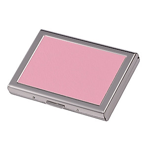 EASTNIGHTS RFID Credit Card Holder Metal Credit Card Case Wallet Business Card Holder for Women Men pink
