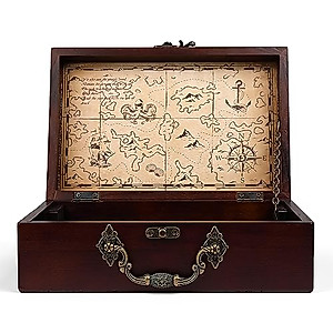 STERLING Games 12 Number Shut The Box Wooden Box Travel Case Nautical Theme Family Dice Game for Kids and Adults