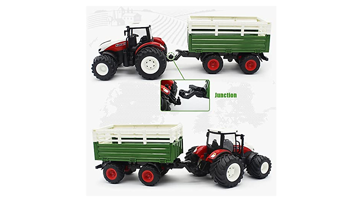 fisca Remote Control Tractor Toy for Kids - Fun & Durable