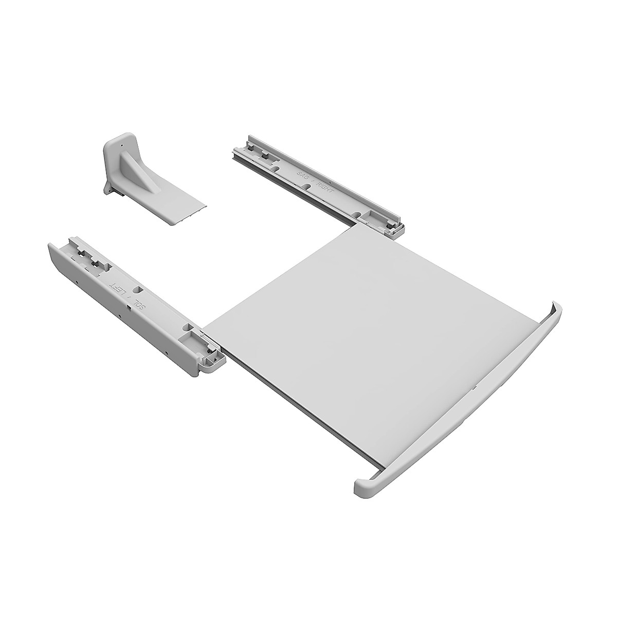 Hamilton Beach Fullsize 2.2 cu ft Front Load Washer and 4 cu ft Dryer Combo - 24” Wide - includes Stacking Kit and Drawer