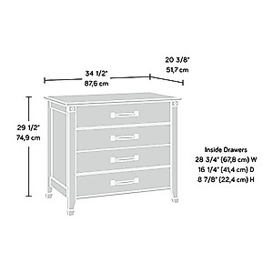 Sauder Carson Forge Lateral File, Coffee Oak finish