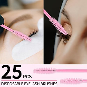 Embagol Lash Practice Kit For Beginners Professional Lash Accessories With Mascara Brushes, Glue Rings, Lash Tape, Gel Eye Patches Eyelash Extensions Training School Supplies