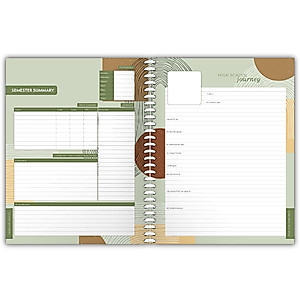 High School 4-Year Planner, 2023-2027 by Well Planned Gal