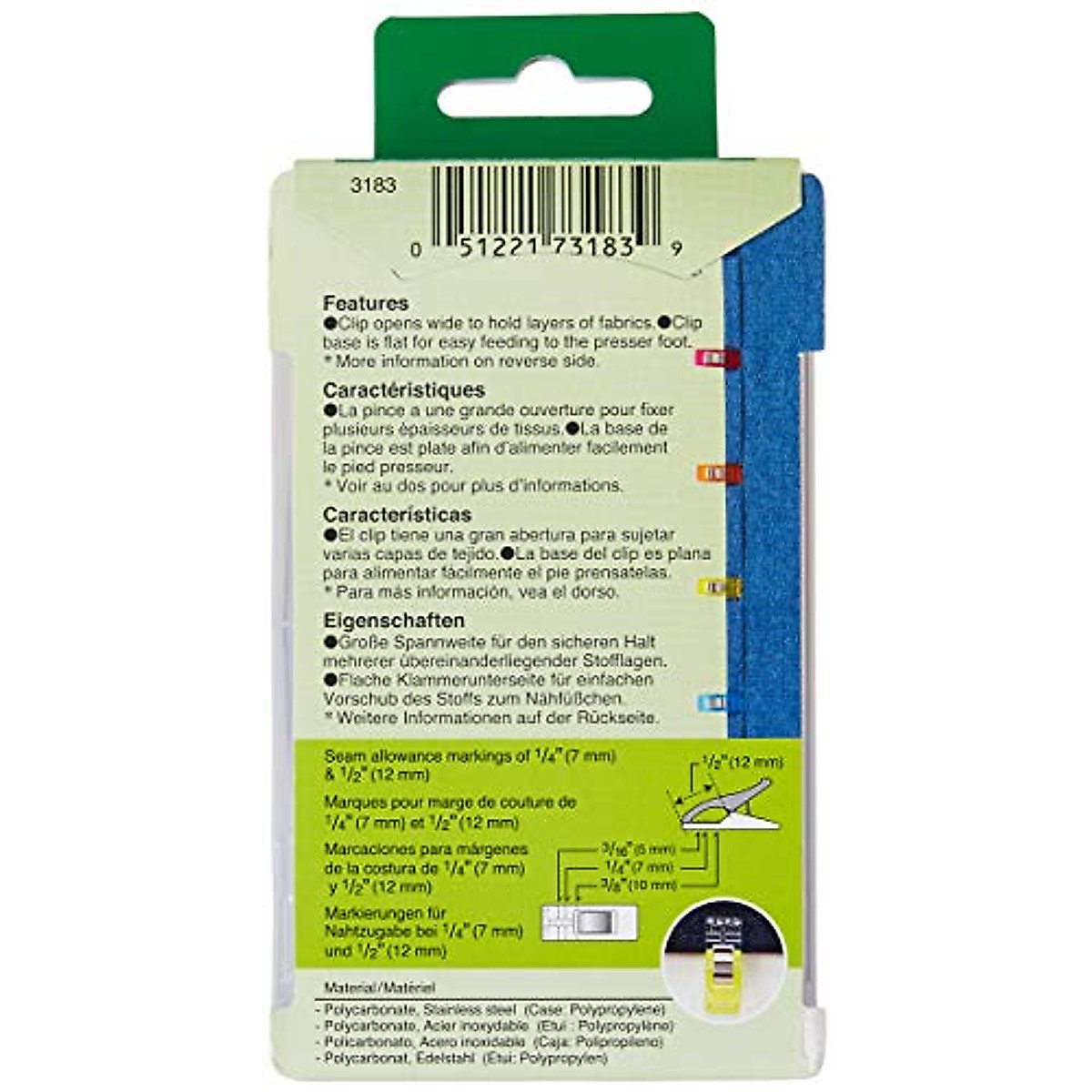 Clover Wonder Clips, 1 Pack, Colors May Vary