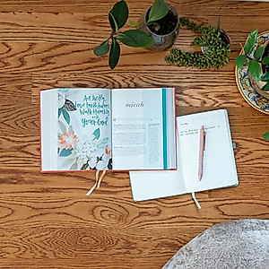 CSB She Reads Truth Bible, Poppy Linen, Black Letter, Full-Color Design, Notetaking Space, Devotionals, Reading Plans, Two Ribbon Markers, Sewn Binding, Easy-to-Read Type