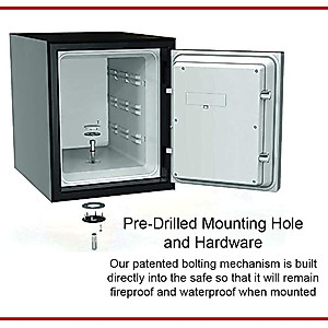 Honeywell Safes & Door Locks - 2609 Steel Submersible Waterproof 2 Hour Fire Safe; Digital Lock; Motion Alarm, 2.39 Cubic Feet Capacity, 27.8 Inches High x 18.1 Inches Wide x 21.6 Inches Deep, Black