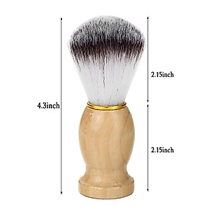 Faleto Stainless Steel Shaving Brush Stand Holder and Soap Bowl Mug Set for Safety Razor Brush