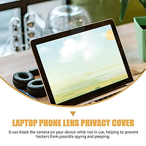 Totority 3 Pcs Lens Privacy Protection Camera Cover Webcam Lid Webcam Privacy Cover Webcam Cover Slide Slim Laptop Mobile Lens Webcam Privacy Lens Protector Slide Rail Abs Slider Ultra Thin
