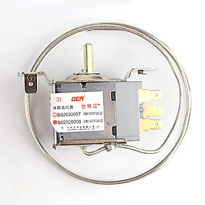 Hottche Mini Fridge Thermostat,Universal Freezer Refrigerator Thermostat Controller(3 pin WDF 18gl B02020008,AC 220V 6A WDF18-L)