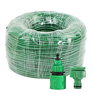 UXZDX CUJUX 10-70m 1/4'' Green Garden Watering Irrigation Hose Water Tubing Micro Drip Pipe for Irrgation System 4/7mm Hose (Color : 50m)