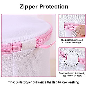 JMEXSUSS Premium Laundry Bag Mesh Wash Bags for Wash Bras Lingerie and Delicates with Premium Zipper (4 Set)