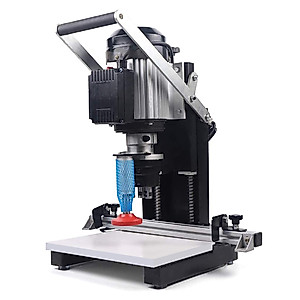 Hinge Drilling Machine, Portable Hand-Held Hinge Drilling Machine, Interior Decoration Cupboard Wardrobe Home Improvement Punching Machine, Woodworking Hinge Drill,2880 RMP/min,Depth 0-40mm,1100W