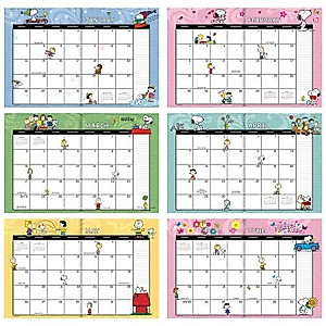 2024 PEANUTS® Desk Planner & Calendar, 8.5-Inch x 11-Inch Size Closed, 11-Inch x 17-Inch Size Open, Large Bookstore-Quality Monthly Calendars for Kitchen & Office, by Current