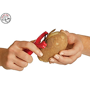 Kuhn Rikon Auto Safety LidLifter/Can Opener with Ring Pull + Kuhn Rikon Original Swiss Peeler 3-Pack