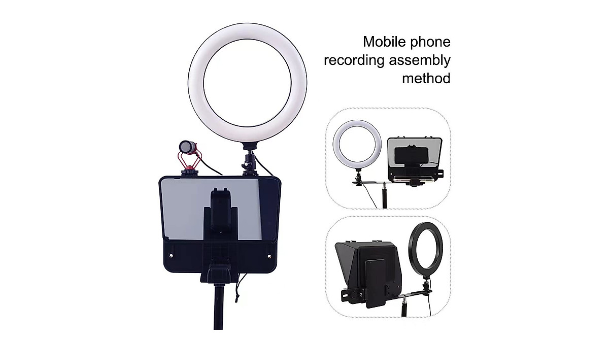 Inmei A10 Portable Teleprompter for Smartphones & DSLR Cameras