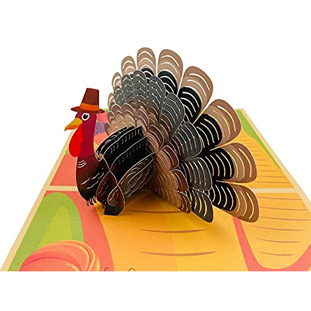 Thanksgiving Cards,3D Pop Up Thanksgiving Greeting Cards best Happy thanksgiving cards for kids with Envelope 1 Pack