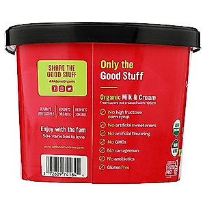 Alden's, Organic Strawberry Ice Cream, 48 oz (Frozen)