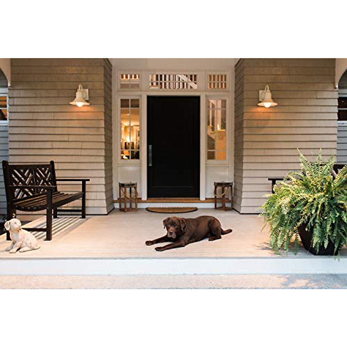 SYLVANIA G25 Globe Décor LED Light Bulb, 60W Equivalent Efficient 5W, 10 Year, Non-Dimmable, 500 Lumens, 2700K, Soft White, Frosted - 2 Pack (40215)