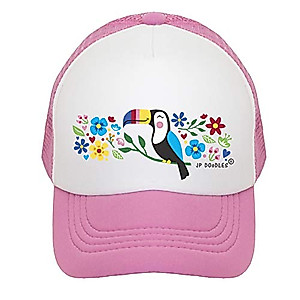 Toddler Baseball Hat -Baby Hats -Infant Hats -Baby Trucker Hat- Toddler Snapback Hats -Infant Summer Hat (3-12 Months, LP Toucan)