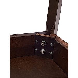 DAIVA CASA Orion Round Wooden Dining Table Birch Circle Dinner Table Solid Wood Kitchen & Dining Room Tables/Scandinavian Furniture Mid Century Modern Table Brown Small Dining Room Table 31 inch