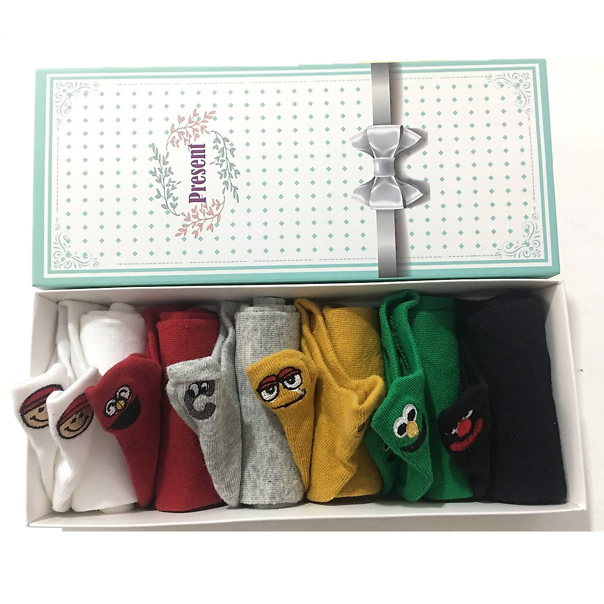 Line b Athletic Running Socks for Women with Cotton, Ankle Athletic Cushioned Sport Socks, Low Cut Socks for Arch Support (6 Pairs), Multicoloured 01, Medium