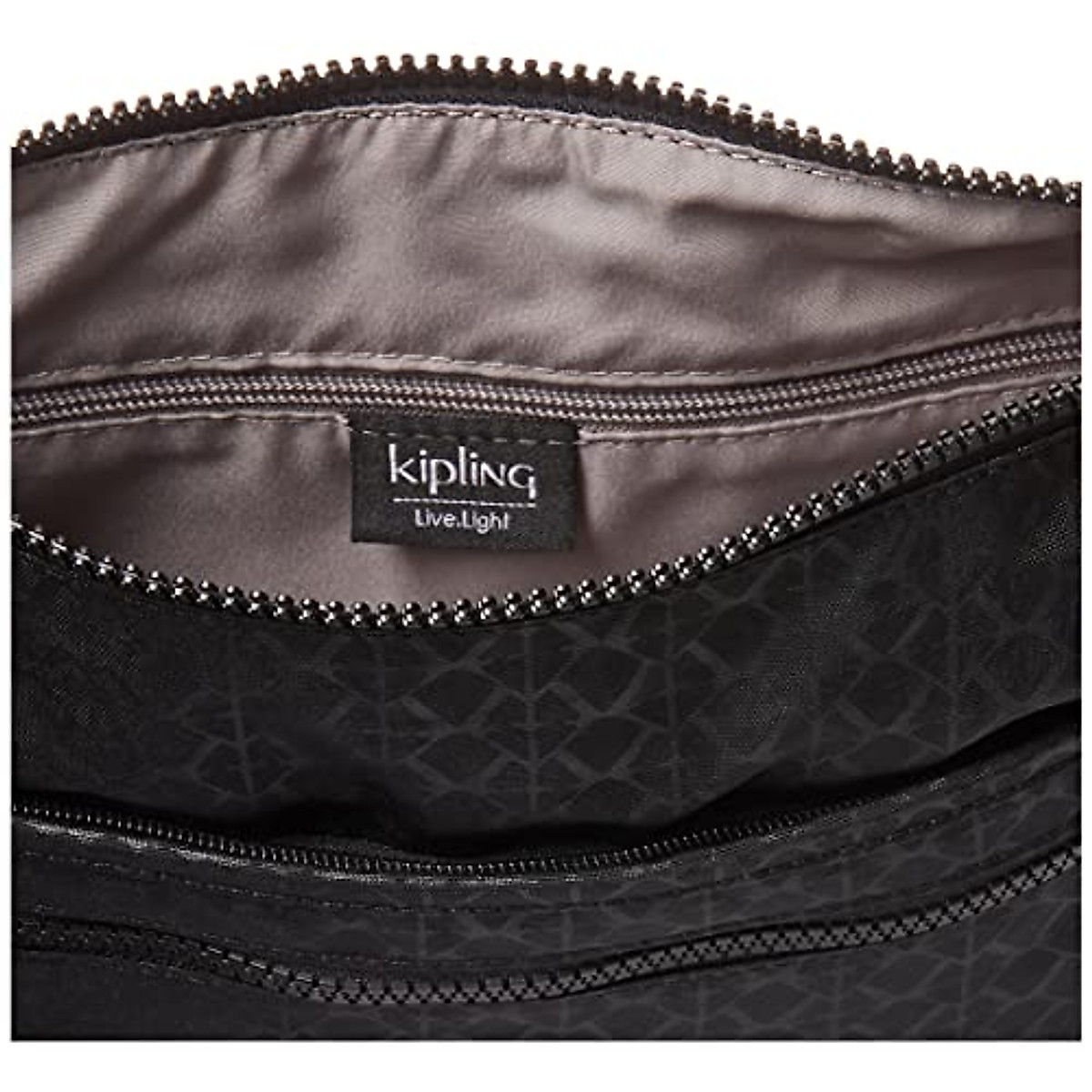 Kipling Women’s Arto Crossbody, Lightweight Everyday Purse, Casual Nylon Shoulder Bag, Signature Emb