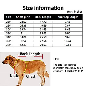 Dog Clothes, Large Dog Pajamas Camouflage Printing Cooling Dog Onesie Sunscreen Four-Legged Jumpsuit Shirt Anti-Hair Apparel for Medium Large Dogs (32#:Camouflage)