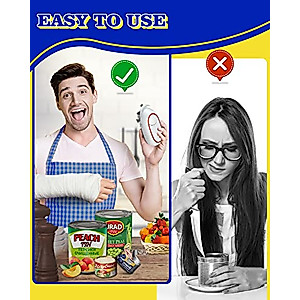 Smooth Edge Electric Can Opener, One-Touch Automatic Can Opener Opens Almost All Can Sizes, Kitchen Utensils for Housewives, Seniors and Arthritis Sufferers, Best Gift for Women