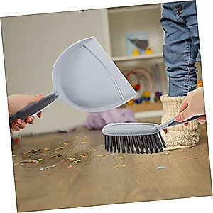 BCOATH 5pcs Broom Dustpan Mini Cleaning Brush Desktop Dustpans Mini Hand Broom Home Mini Brush Broom Mini Desk Broom Brooms Household Products Mini Household Dustpans Aid The Pet Purple