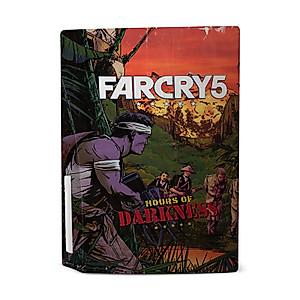 Head Case Designs Officially Licensed Far Cry Hours Of Darkness Arte Clave Vinyl Faceplate Sticker Gaming Skin Decal Cover Compatible With Sony PlayStation 5 PS5 Disc Edition Console
