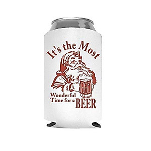 Funny Christmas Stocking Stuffer for Dad Husband Men Santa Beer Lover Gift - Set of 2