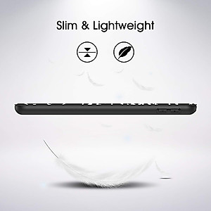 Fintie SlimShell Case for iPad Air 3rd Gen 10.5" 2019 / iPad Pro 10.5 Inch 2017 with Built-in Pencil Holder - Lightweight Smart Stand Soft TPU Back Cover, Auto Wake/Sleep (Composition Book)