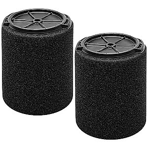 VF7000 Replacement Filter Foam Wet Application for Ridgid 5-20 Gallon Wet/Dry Vacuums 2 Pack