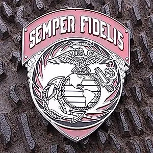 USMC Teufel Hunden Challenge Coin - US Marine Corps Military Coins - Designed by Marine Corps Veterans - Officially Licensed