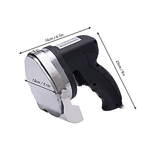 DNYSYSJ 80W Electric Shawarma Knife with Round Blade, Electric Turkish Kebab SlicerGyro Cutter Hand Held Electric Shawarma Cutter Kebab Meat Slicer Electric Kebab Knife for Lamb, Pork and Chicken