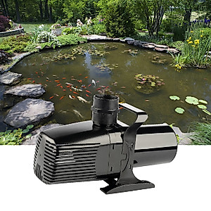 Tetra 14941 Pond Waterfall Pump for Ponds, Debris 3600 Gph Handling Pump High Capacity,Ponds Up to 1500 Gallons