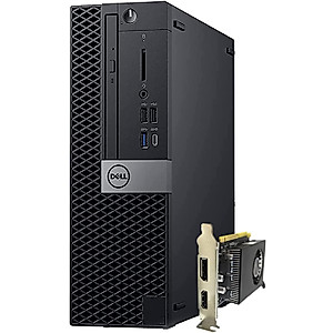Dell Video Editing CAD OptiPlex 3040 Desktop Computer PC, Intel Core i7-6500, 3.2 GHz Processor, 16GB RAM, 480GB SSD (Fast Boot) + 2TB HDD, Graphics RX-550 4GB DDR5, WiFi, Windows 10 Pro (Renewed)