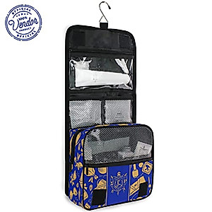 BBGreek Sigma Gamma Rho Official Vendor - Travel Toiletry Hanging Bag Organizer - Greek Letters - SGRho - Sorority Paraphernalia