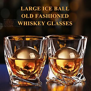 AIBIRUI Round Ice Cube Mold,2 x 8 PCS x 1.8'' Whiskey Ice Cubes,Circle Ice Cube Tray with Lid and Bin,Sphere Ice Ball Maker Mold,Large Ice Cube Molds for Cocktails,Coffee(Whiskey Ice Cubes Mold,Green)