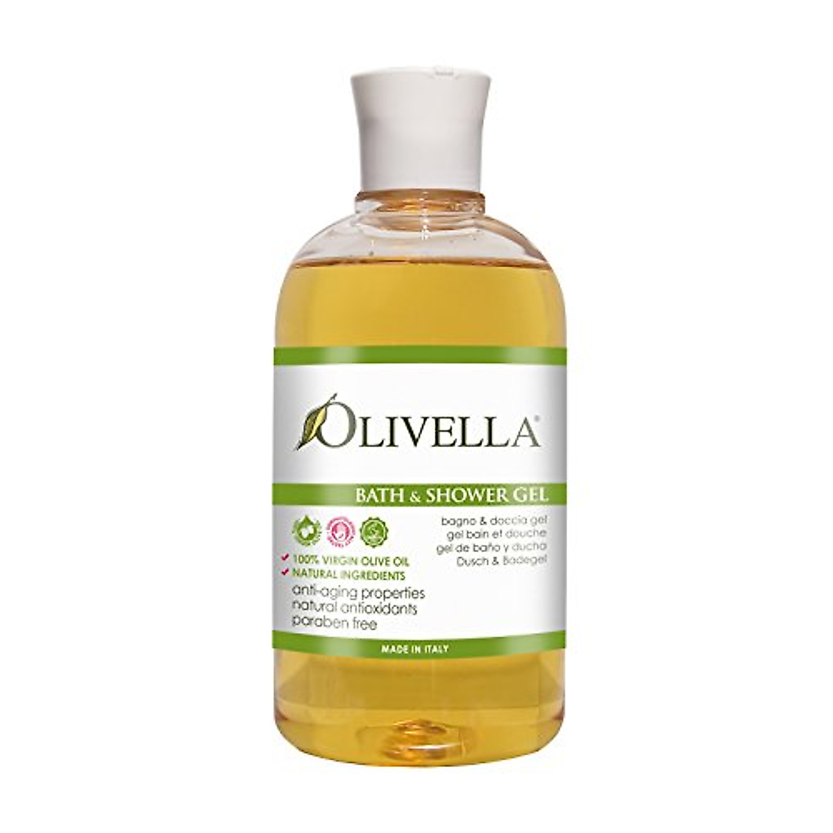 Olivella Virgin Olive Oil, Bath & Shower Gel - 16.9 Oz