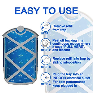 32 Pcs Refill Cartridge Kit Compatible with ZEVO Flying Insect Trap Refill Work for M364 M364A and Max Plug-in Light Trap