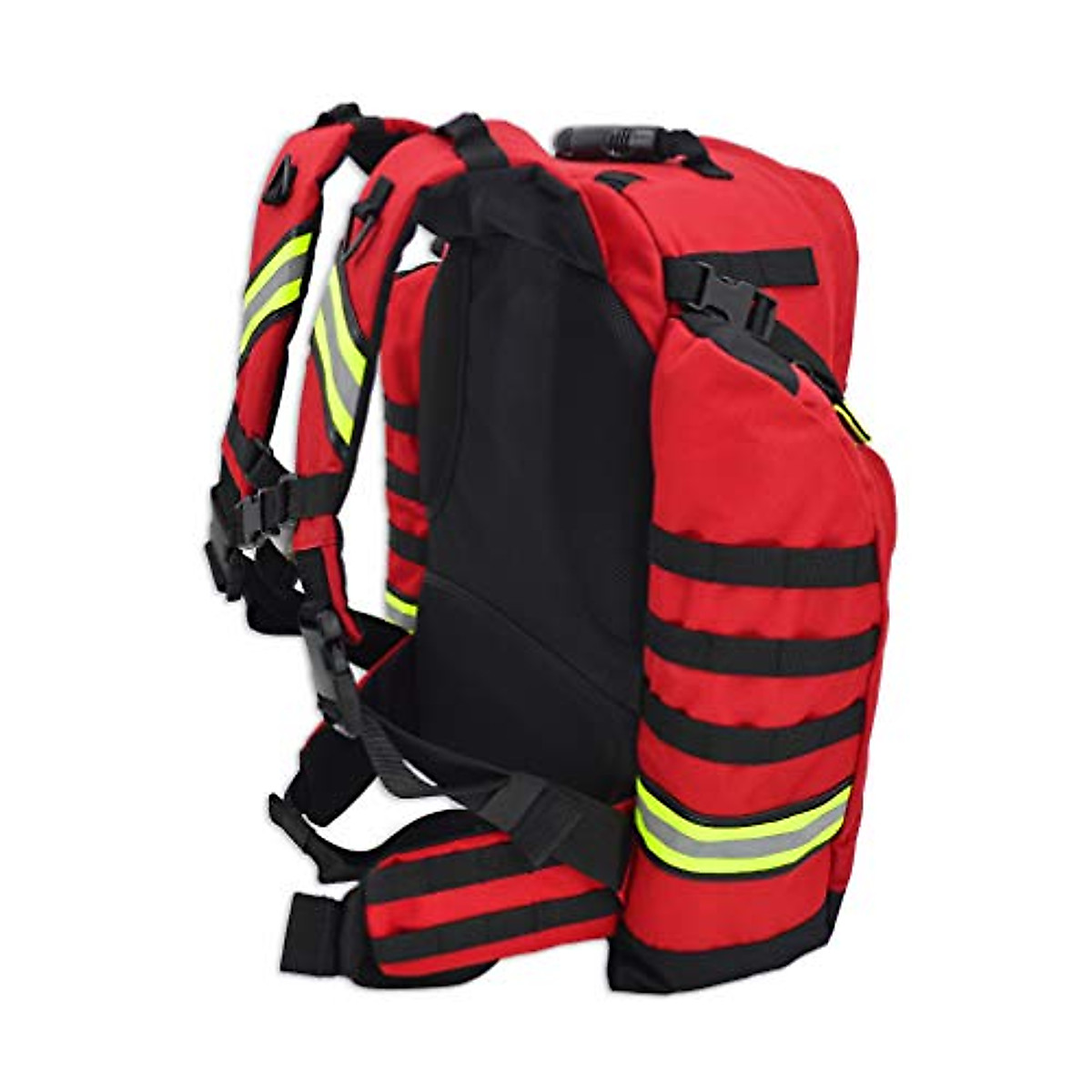 Lightning X TacMed ALS Oxygen Trauma Backpack w/Modular Pouch System - RED