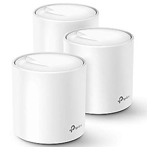 Certified Refurbished TP-Link 3 Pack Deco X20 Wifi 6 Mesh Router, AX1800 Whole Home Wifi System up to 5800 Sqft (Renewed)
